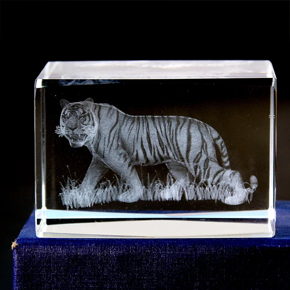 Clear-K9-Crystal-Laser-Inside-Carving-Siberian-Tiger-Grass-Ornament ...
