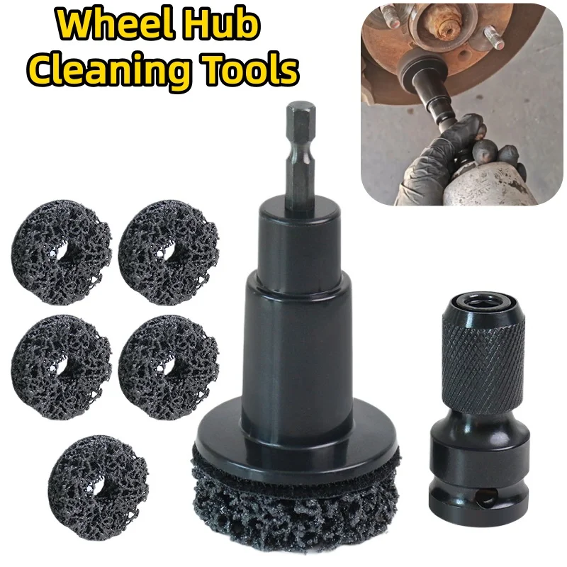 Wheel Hub Cleaning Kit Inner Rim Cleaner Tool Brake Hub Cleaning Kit ...