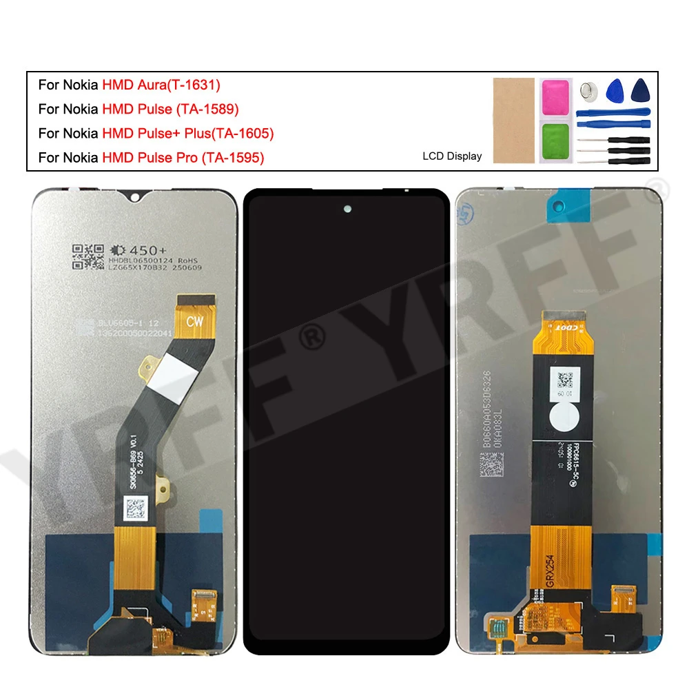 For Nokia HMD Pulse+ Plus (TA-1605) LCD Display HMD Pulse Pro TA-1595 ...