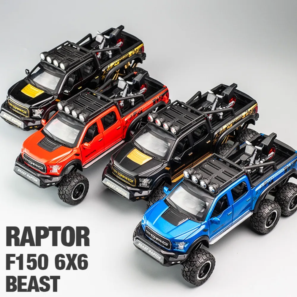 1-28-Ford-Raptor-F150-Diecast-Metal-Alloy-Vehicle-Car-Model-Toy-With ...