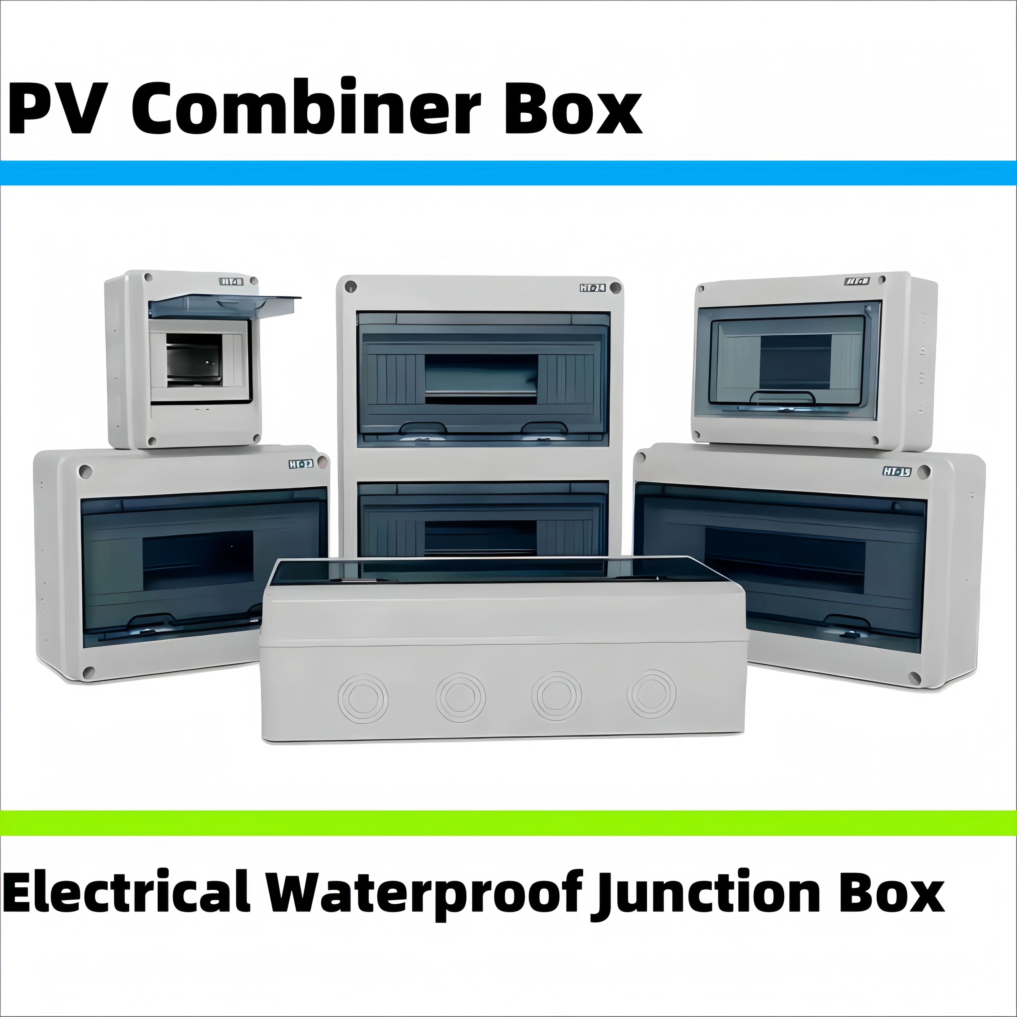 PV Combiner Box HT Series Junction Box HT2/5/8/12/15/18/24WAY PC ...