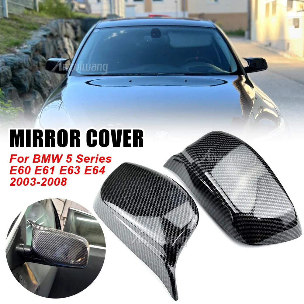 M Style Car Side Rearview Mirror Cover Cap Replacement Mirror Case ...