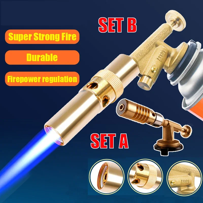 Welding-Torch-Gas-Burner-Flame-Gun-High-Temperature-Brass-Copper-Gas ...