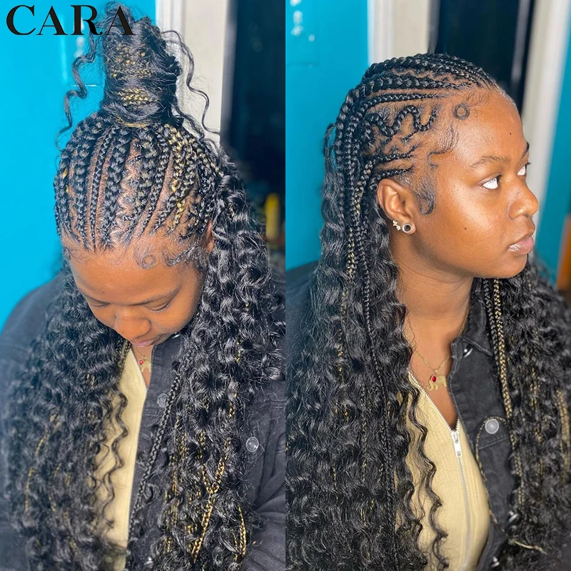 Micro Braids With Deep Wave Hair