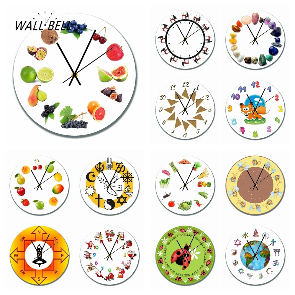Kitchen Wall Clocks Fruit | Clock Kitchen Wall Creative | Kitchen Clock ...