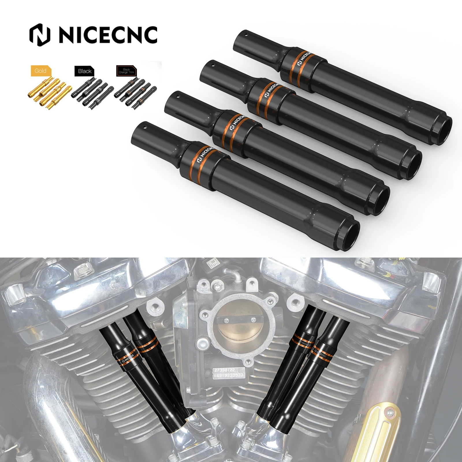 Pushrod-Cover-For-Harley-Fat-Boy-FLFBS-Heritage-Classic-FLHCS-114-2018 ...