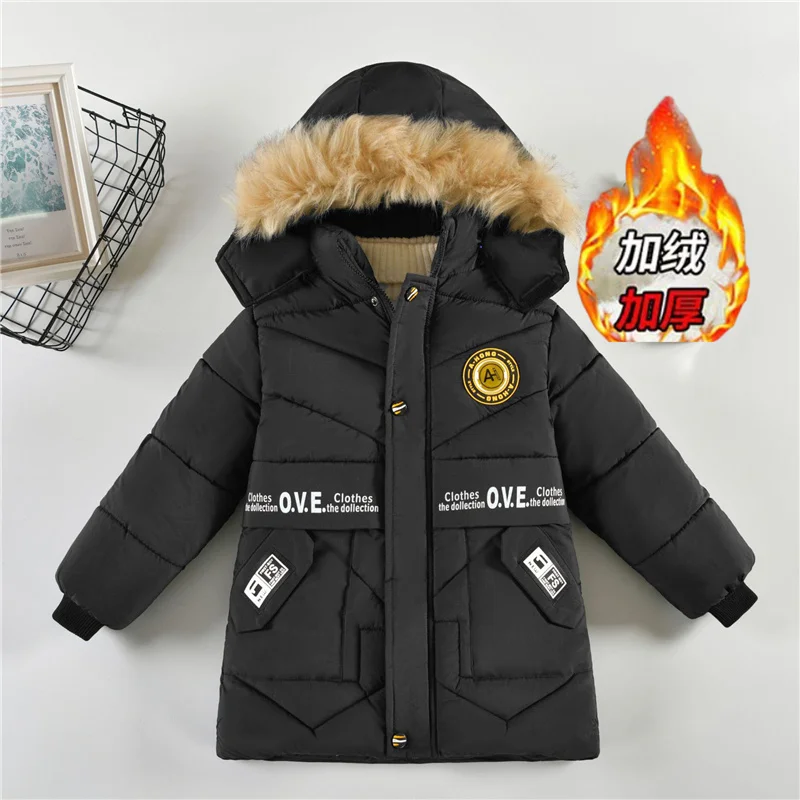 30-Boys-Plus-Velvet-Jackets-Winter-Padded-Thick-Warm-Cotton-Clothes ...