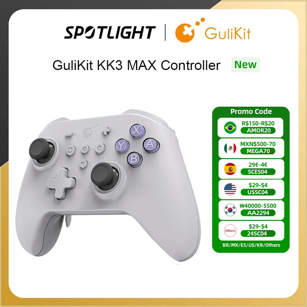 GuliKit KK3 MAX Controller NS39 KingKong 3 Gamepad for 73.63 USD with coupon (Best price in ...