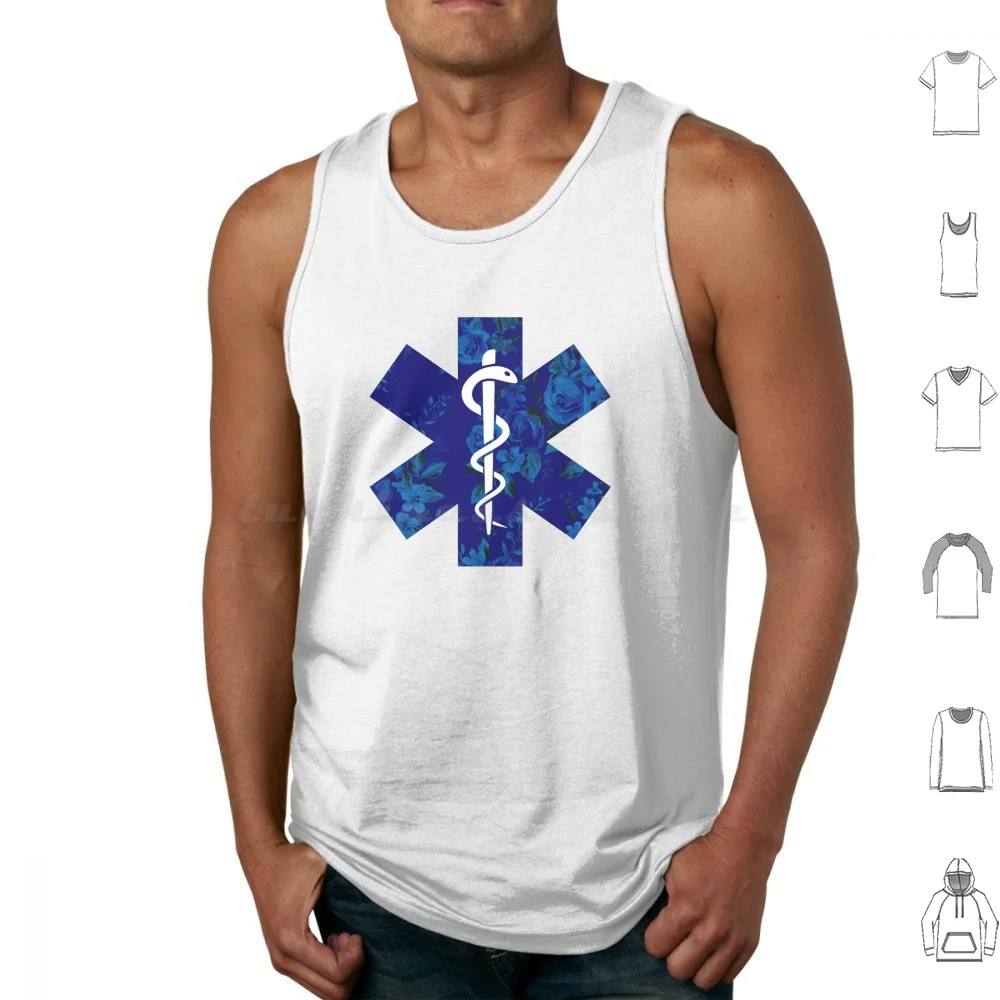 Emt-Reflective-Emergency-Services-Tank-Tops-Vest-Sleeveless-Floral-Emt ...