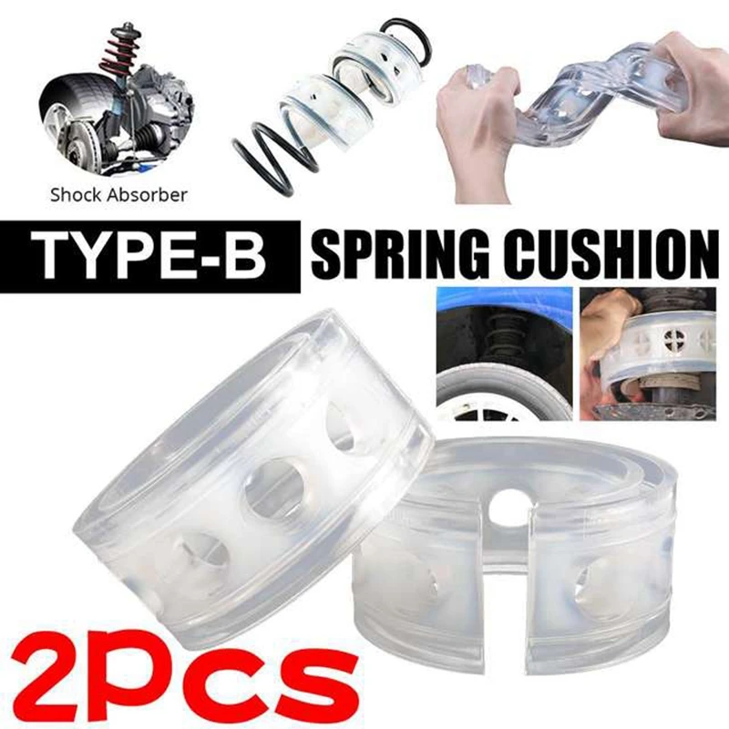 2Pcs-Car-Shock-Absorber-Spring-Bumper-Power-Auto-Buffers-Cushion-Spring ...