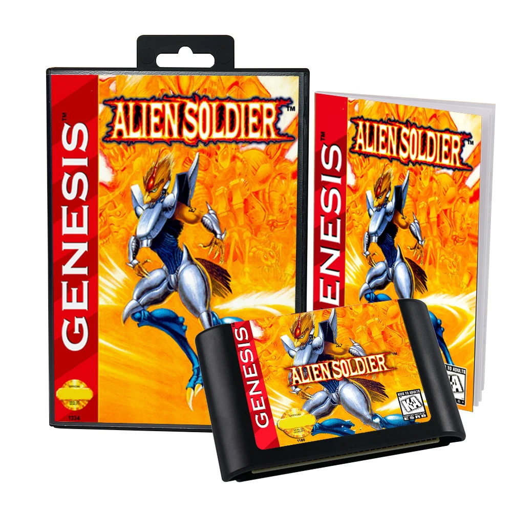 Alien-Soldier-USA-Cover-Game-for-SEGA-MD-Mega-Drive-Genesis-Consoles ...