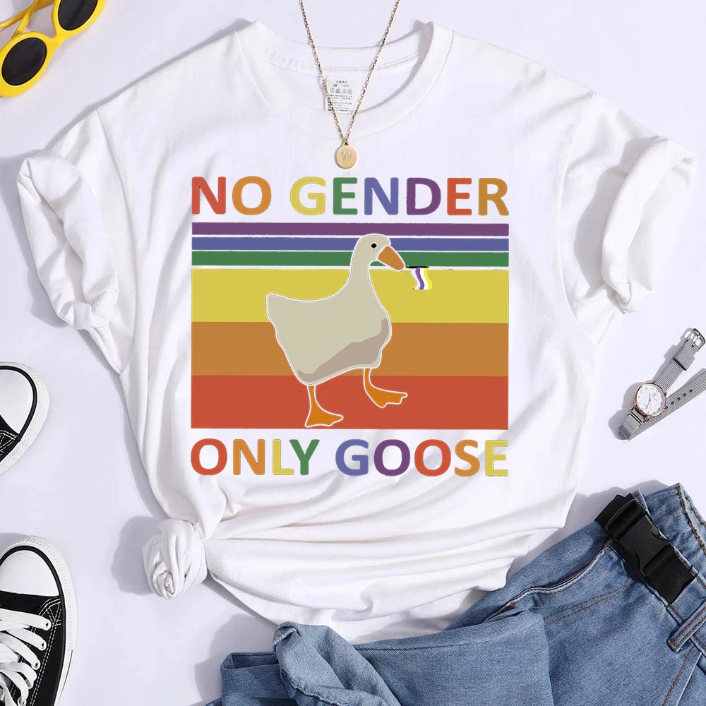 Lgbt-NO-GENDER-ONLY-GOOSE-Tshirt-Unisex-Lgbt-Shirt-Pride-Tee-Gay-Pride ...