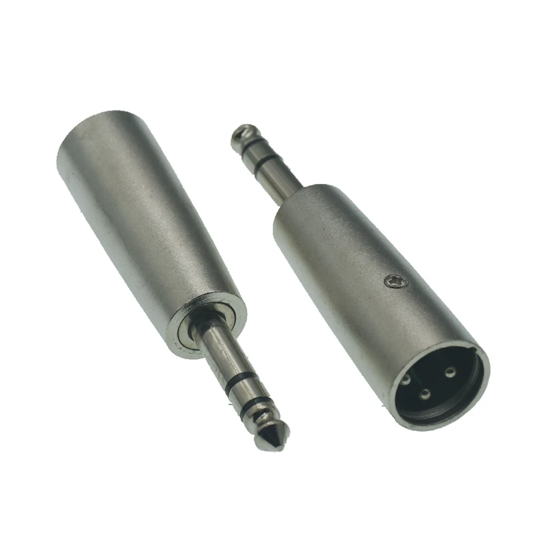 1PCS-NEW-3-Pin-Microphone-Transform-TRS-Male-To-Female-Adapter-XLR-Male ...