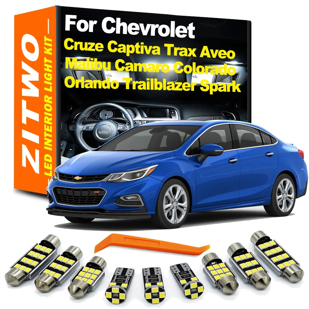 Zitwo Led Interior Light Kit For Chevrolet Chevy Cruze Captiva Trax ...
