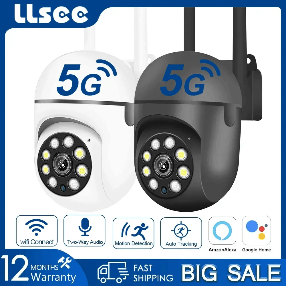 LLSEE-outdoor-wireless-camera-3MP-device-waterproof-360-automatic ...