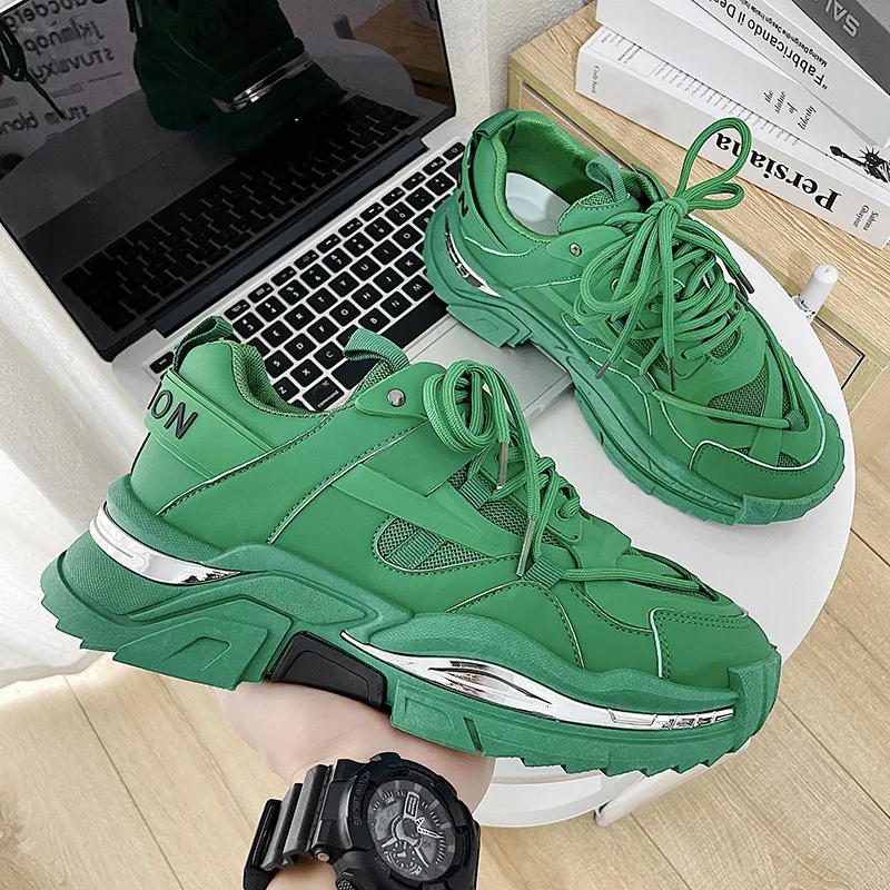 Green Sneakers Men Trainers | Green Men Fashion Sneakers | Green ...