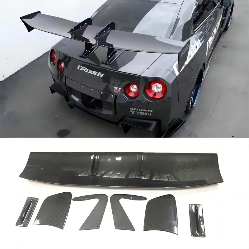 For GT-R R35 GT86 BRZ Nissan 350Z BWM Z4 Benz AUdi Real Carbon Fiber ...