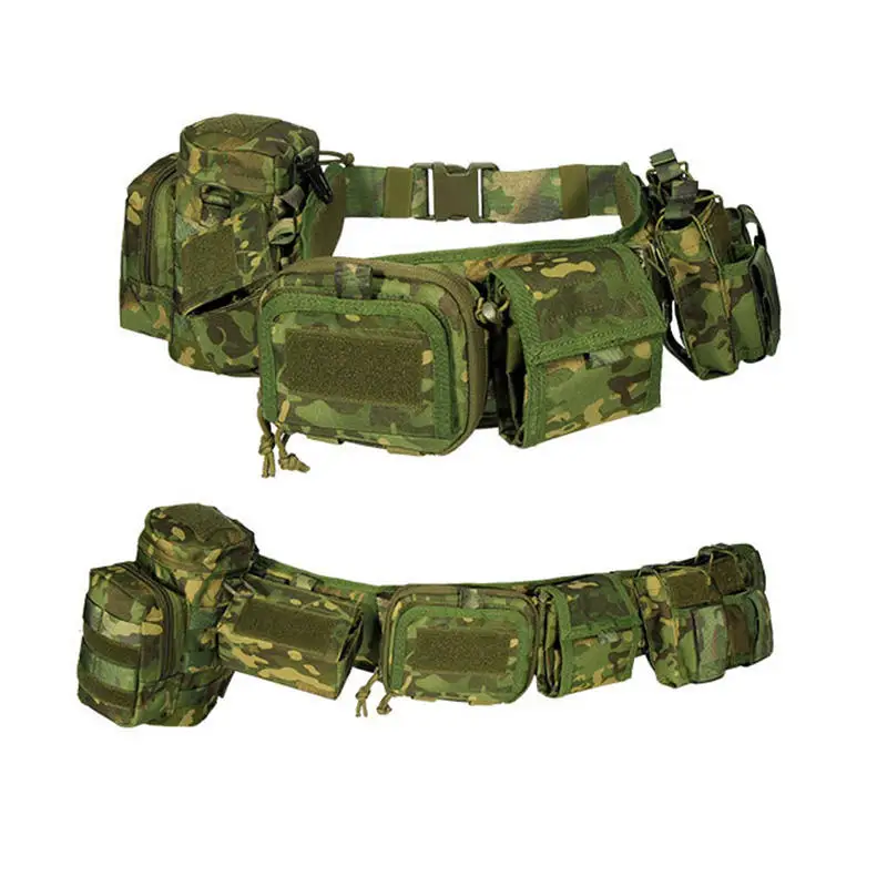 Hunting Gadget Pouch Waist Bag Adjustable Padded Patrol Duty Belt ...