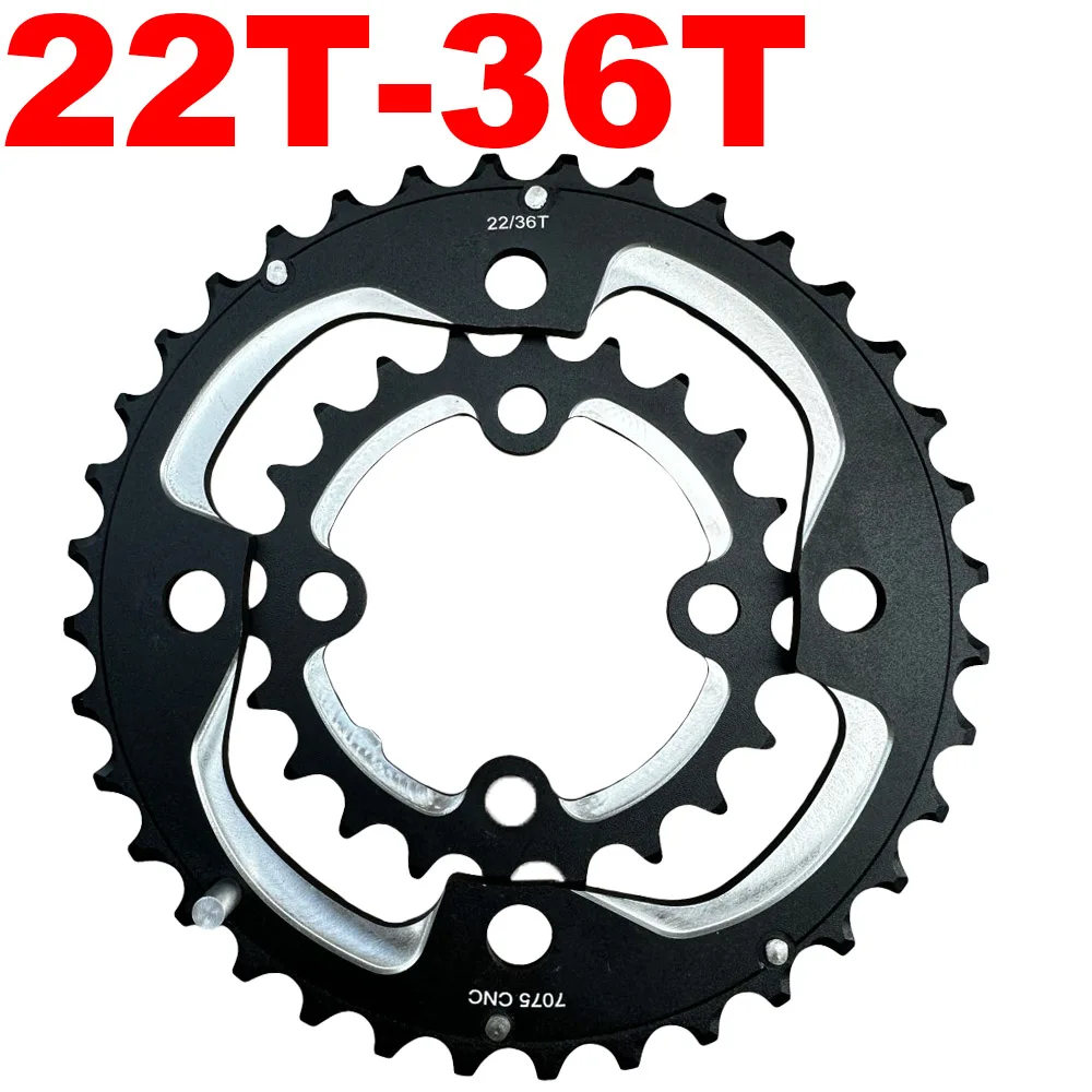 Mountain-Bike-Chainring-22T-36T-Alloy-7075-104BCD-64BCD-MTB-Crankset ...