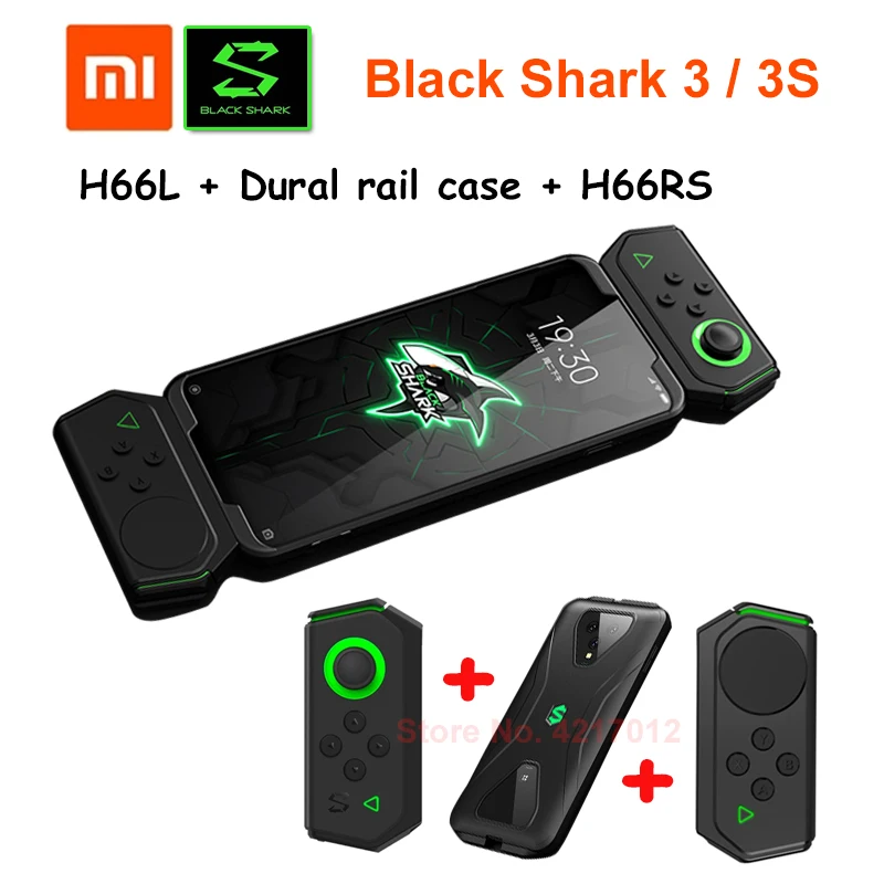 Original Black Shark 3 3S Gamepad Kit Left Right Hand Clip + Dural rail ...