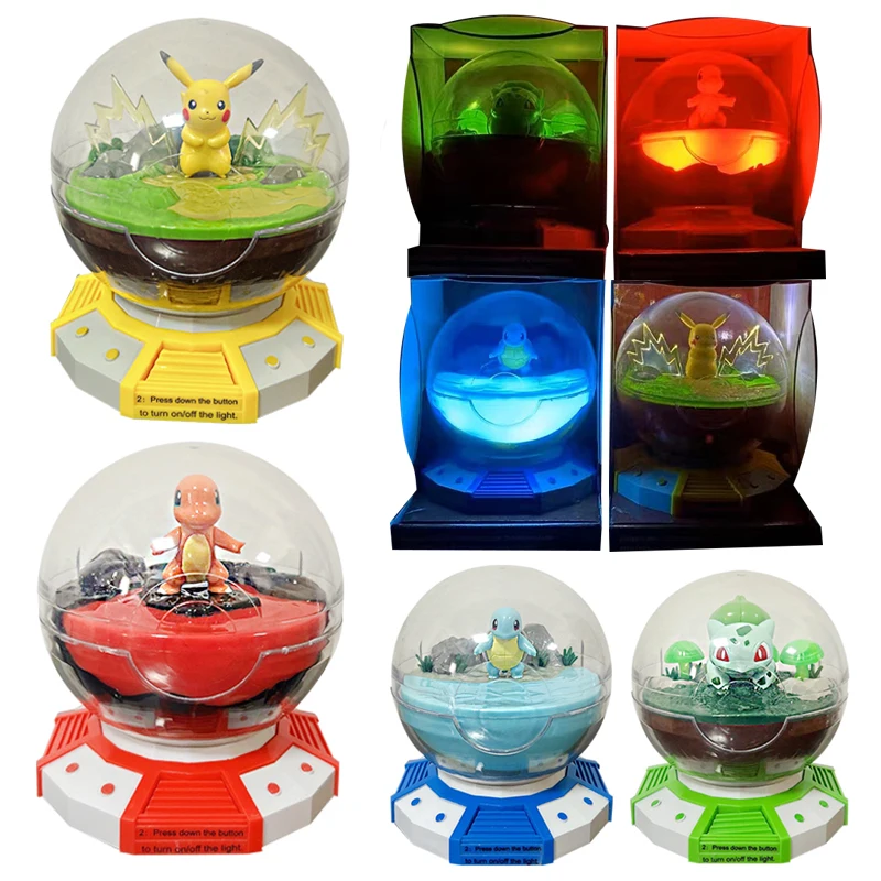 Anime-Pokemon-Pikachu-Figures-Small-Night-lamp-Charizard-Action-Figure ...