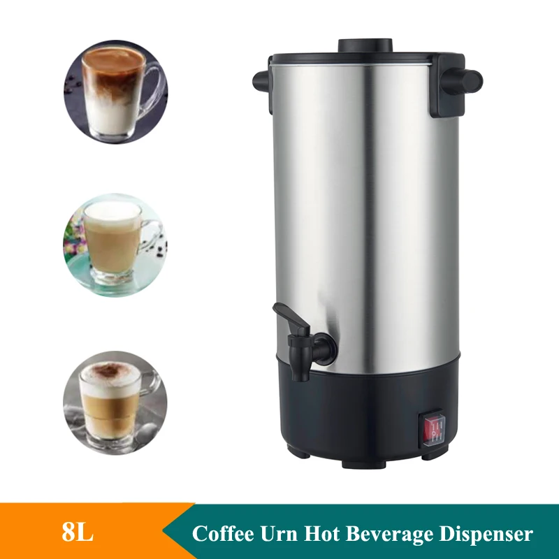 Electric-Fast-Brew-Coffee-Urn-40-Cups-Large-Capacity-Coffee-Dispenser ...