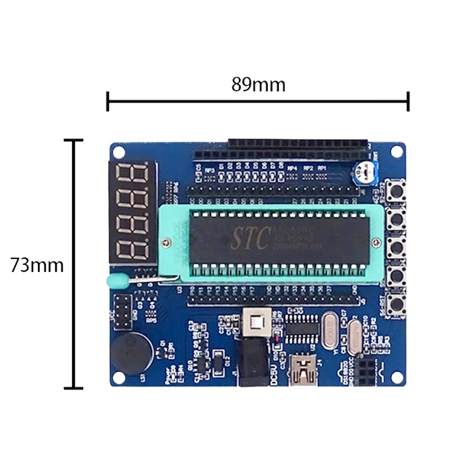 Stc89c52 YC Puzhong Technology 51 Microcontroller Development Board