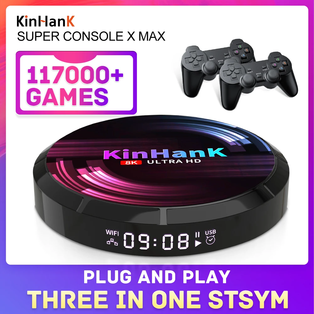 Super Console X MAX tiene Emuelec4.5/Android 9,0/CoreELEC 3 en 1, más ...