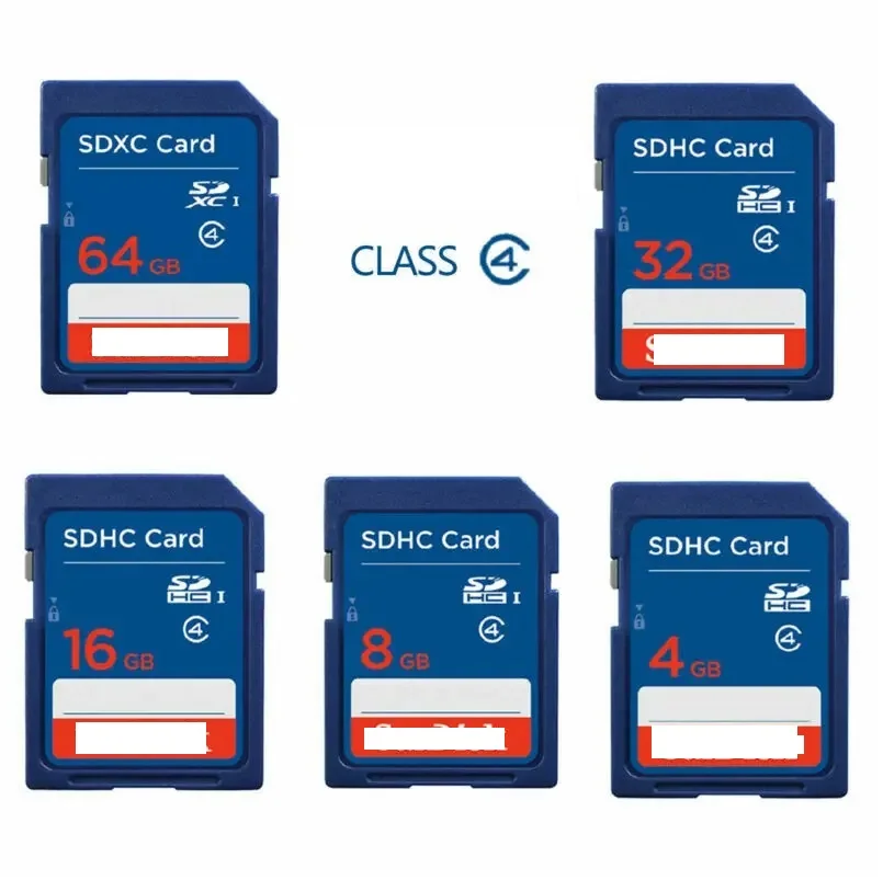 SD Card 2GB 4GB 8GB 16GB 32GB SD SDHC Standard Cards Class 4 Ultra ...