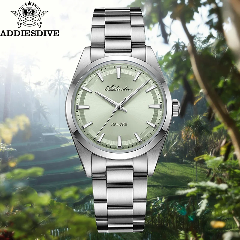 ADDIESDIVE-New-Men-s-Quartz-Watch-Stainless-Steel-Waterproof-Mineral ...