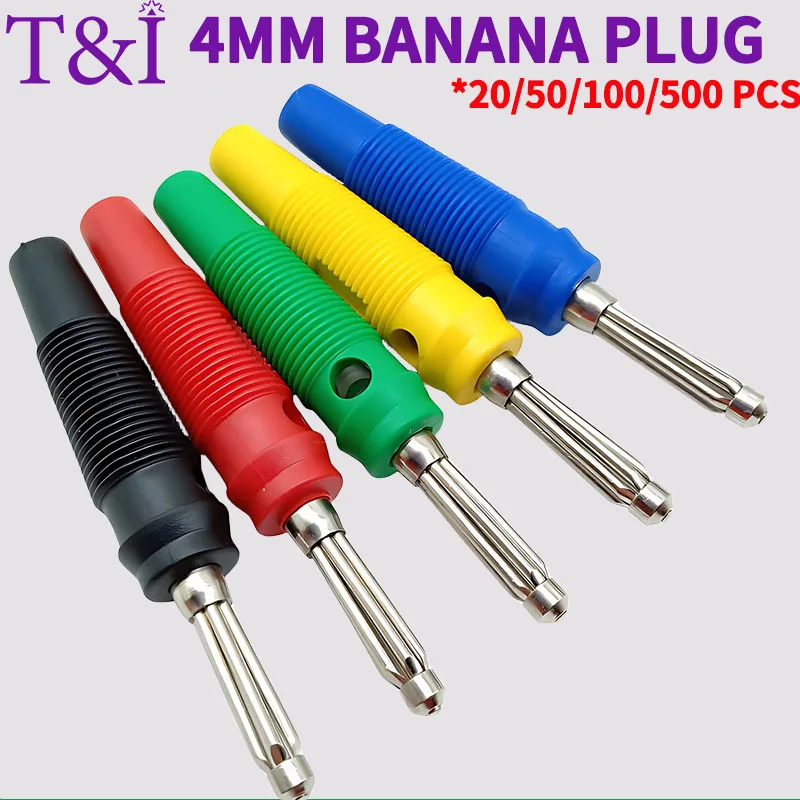 Solderless-High-Current-4mm-Banana-Plug-with-High-Elasticity-Can-Be ...