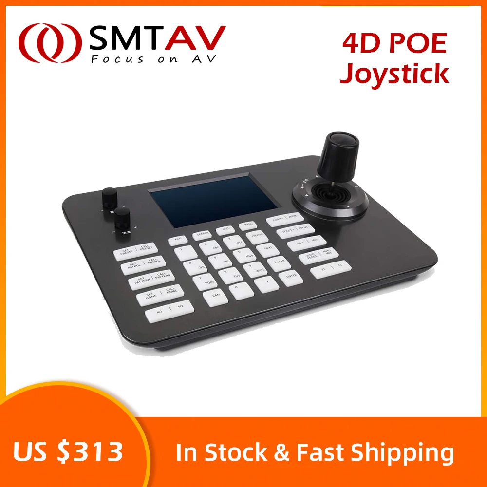 4d Joystick Network Ptz Controller Support Poe - Consumer Camcorders ...