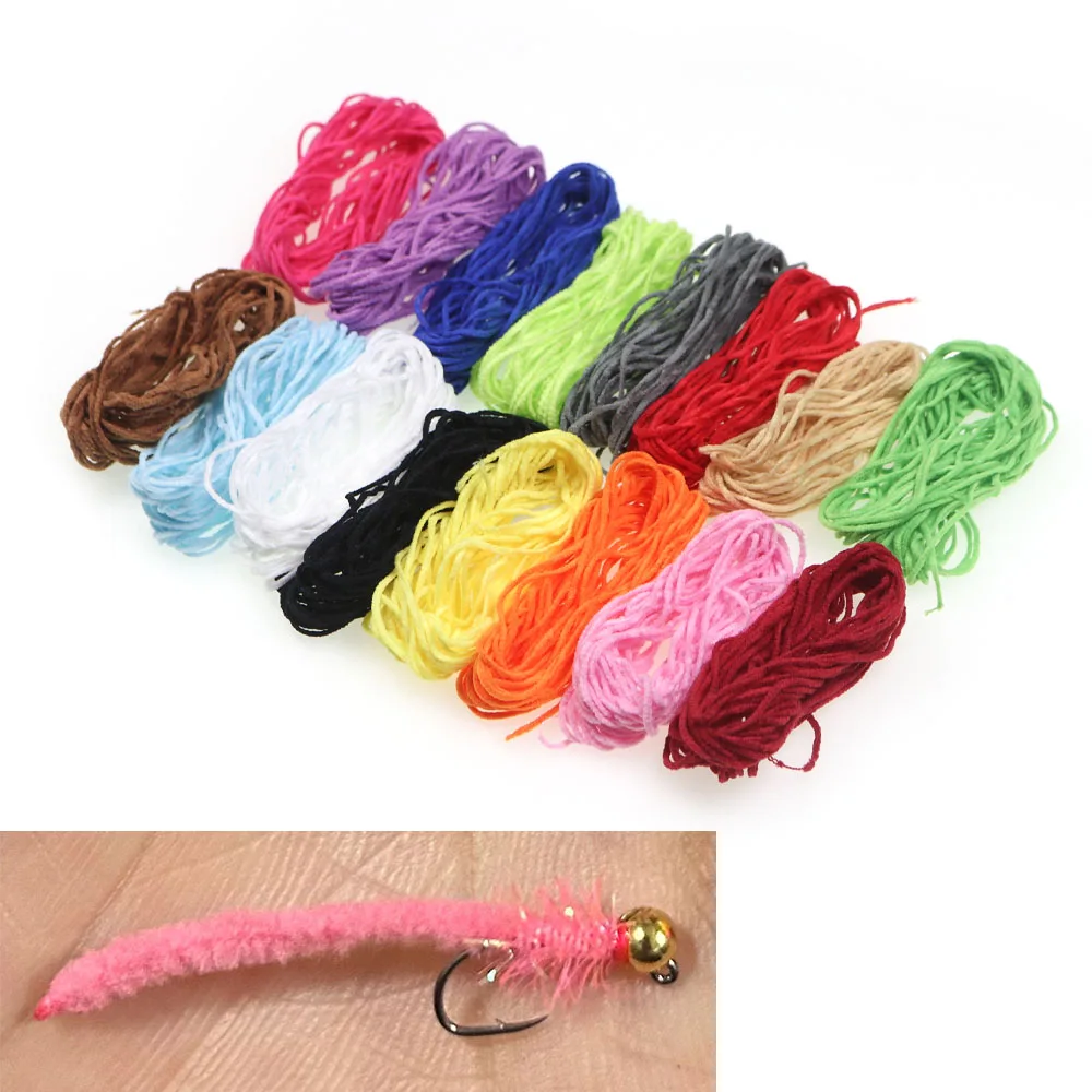 4m/Pack Dub Chenille Yarn Fly Tying Material Ultra Fine Chenille for ...