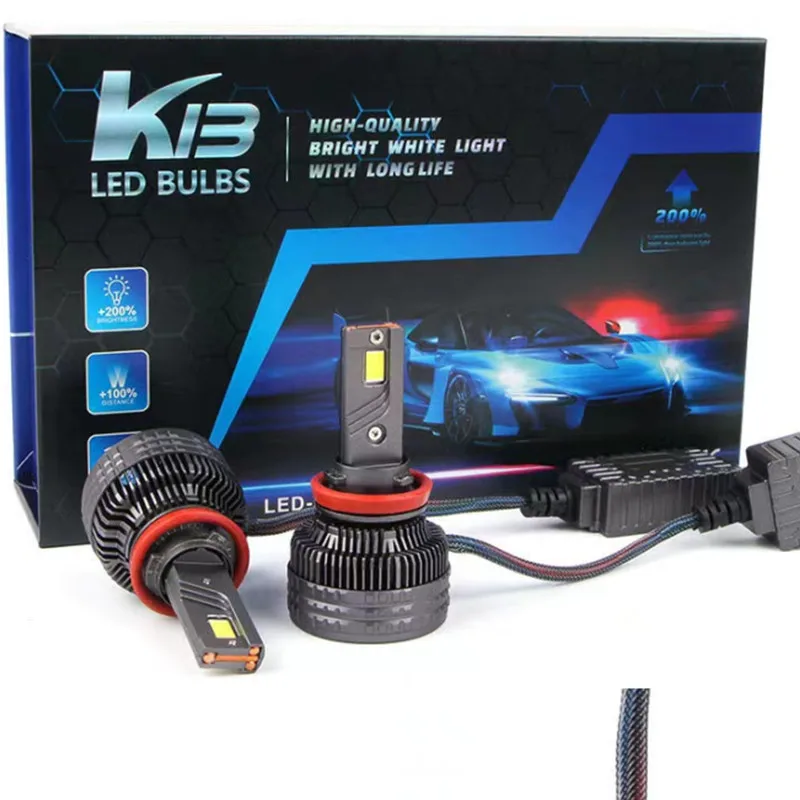 K13max LED 헤드라이트, 9005 9006 9012 캔버스 LED 헤드라이트, 안개 전조등 전구, 240W, H4, H7, H8, H11, F9, h4, H7 ...