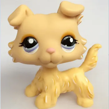 real lps littlest pet shop hasber toys dog shorthair Pink cat shepherd ...