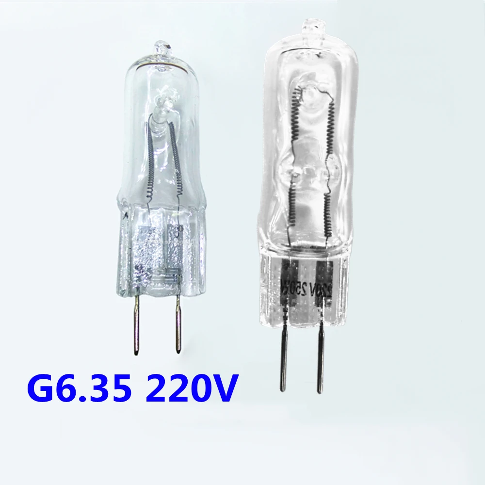 5PCS G6.35 220V 35W G6.35 220V 50W light bulb G6.35 220V 75W glass ...