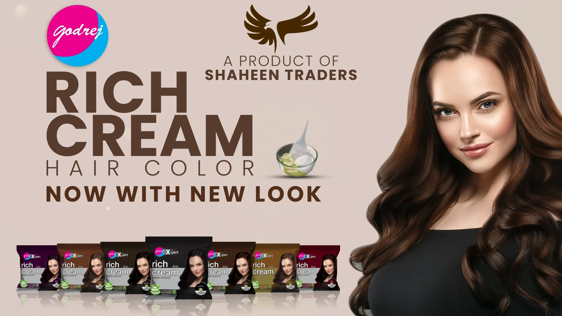 Godrej Rich Cream Hair Color Sachet - Ultra Soft & deep shine, Long ...
