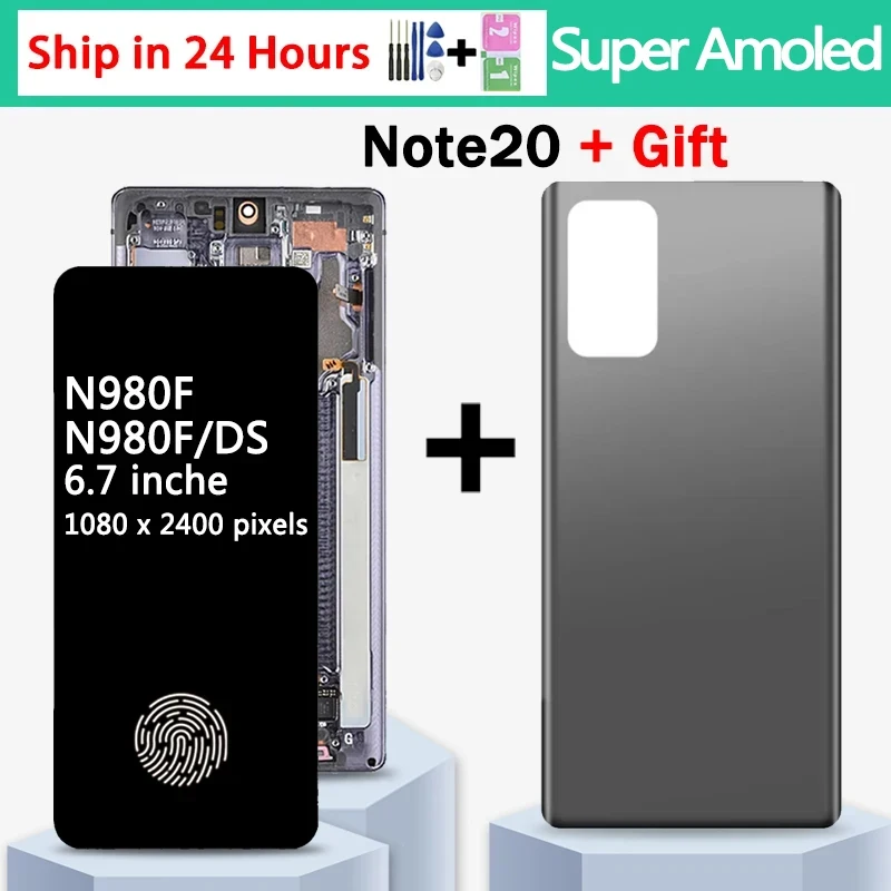 Super-Amoled-LCD-Display-Touch-Screen-com-tampa-Samsung-Nota-20-N980F-6 ...