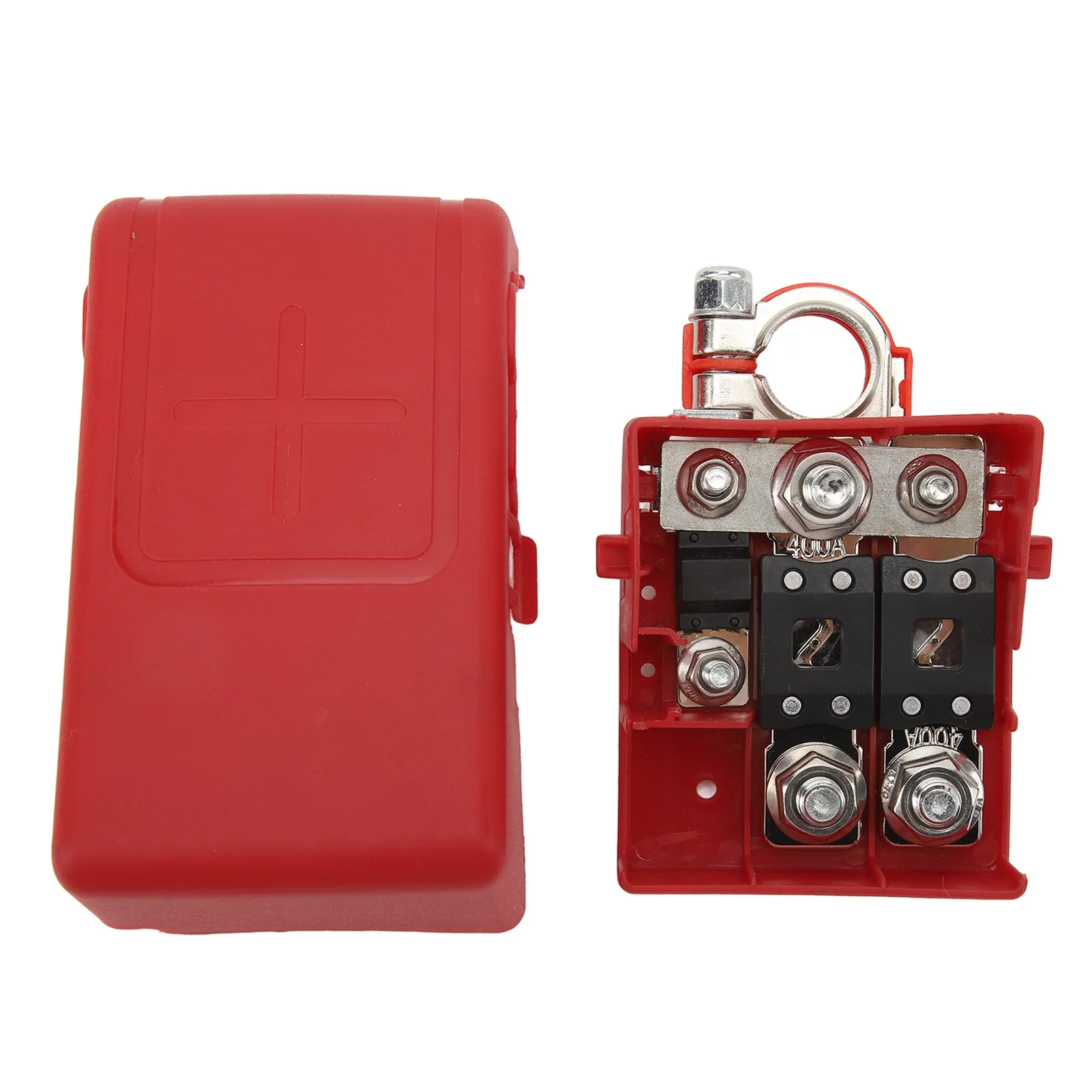 Car Fuse Box Battery Distribution Terminal with Cover 32V 400A Short ...