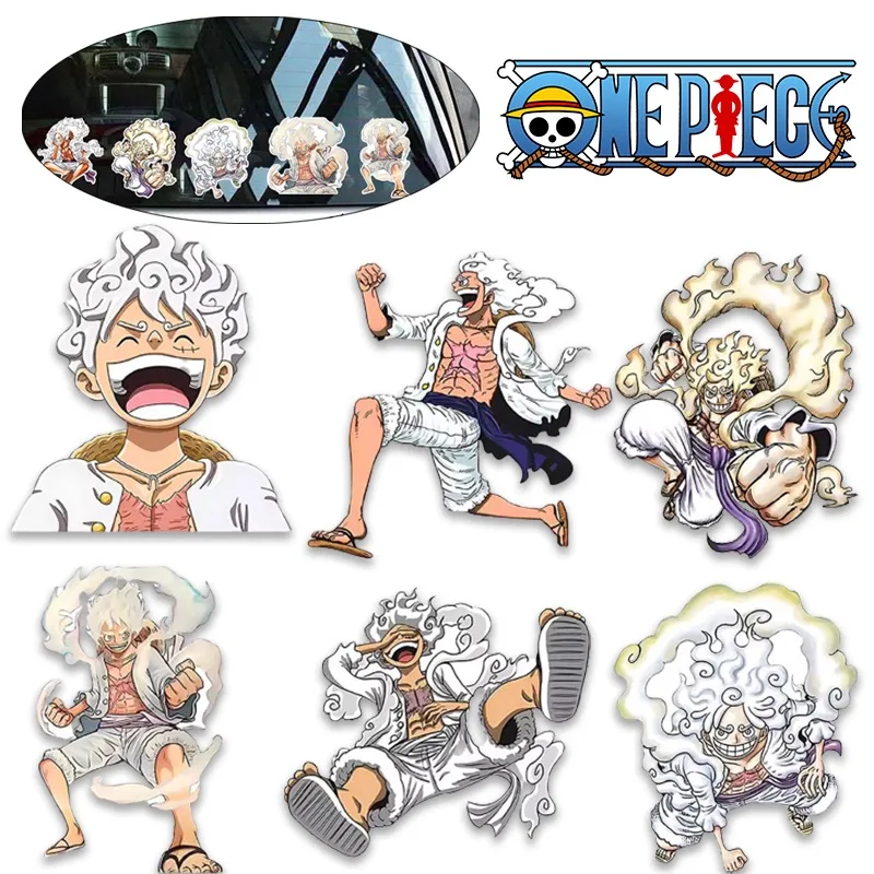 NEW-ONE-PIECE-Luffy-Gear-Fifth-Car-Stickers-Window-Large-Stickers-14cm ...