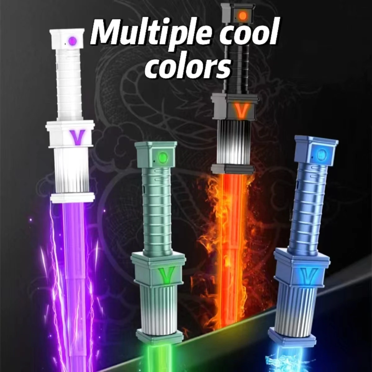 New-voice-activated-laser-sword-Rotary-Hyper-Dragon-Mace-children-s-toy ...