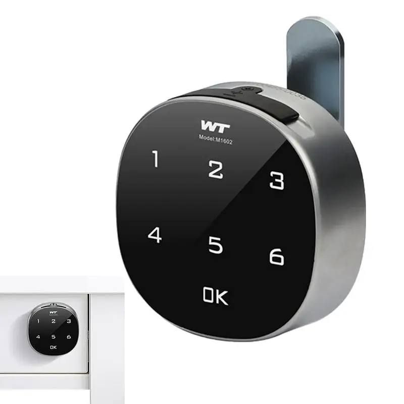Keyless Cabinet Lock Combination Lock Code-Enabled Sensitive Touch Safe ...