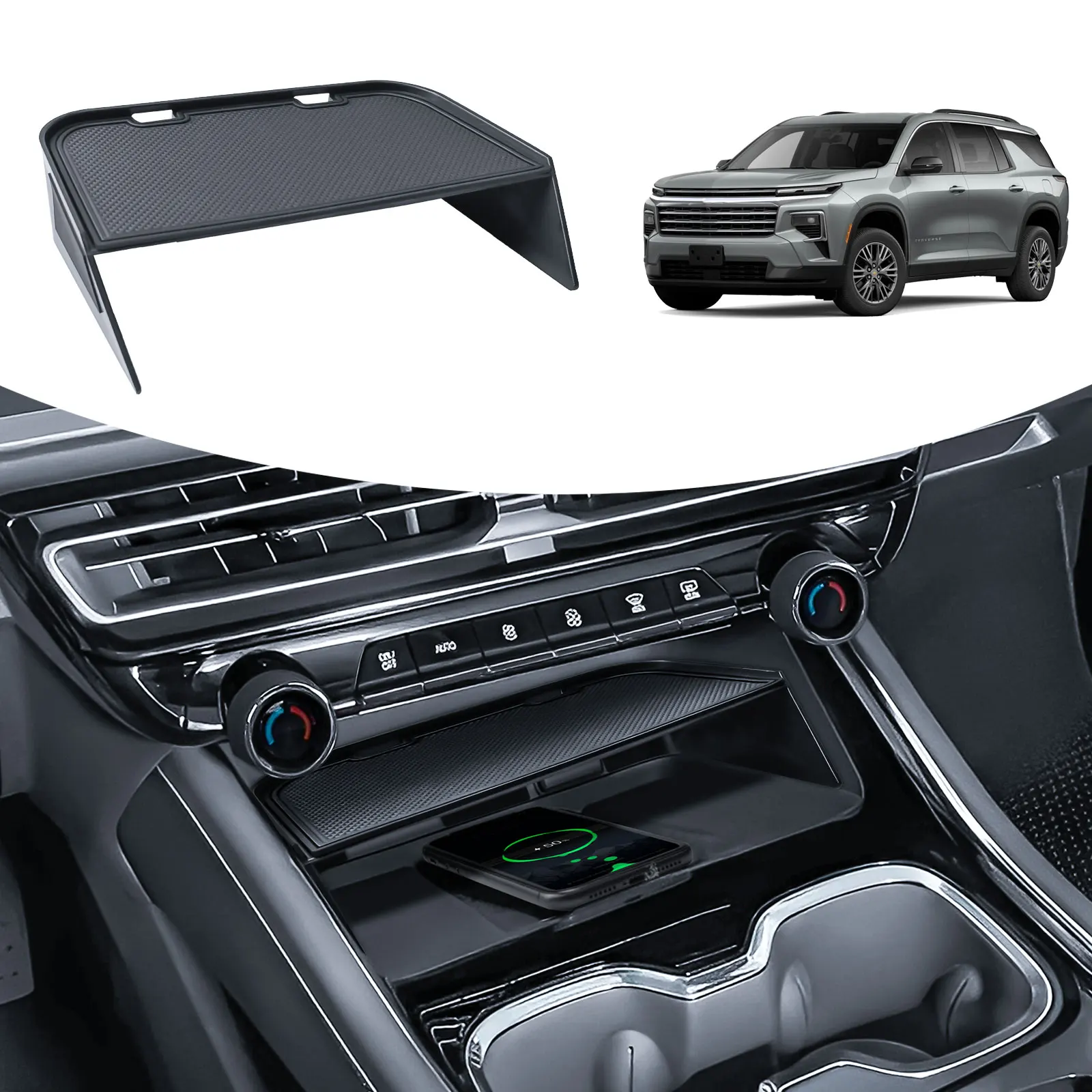 HGWEI for 2024-2025 Chevy Traverse Gear Shift Dividers Middle Center ...