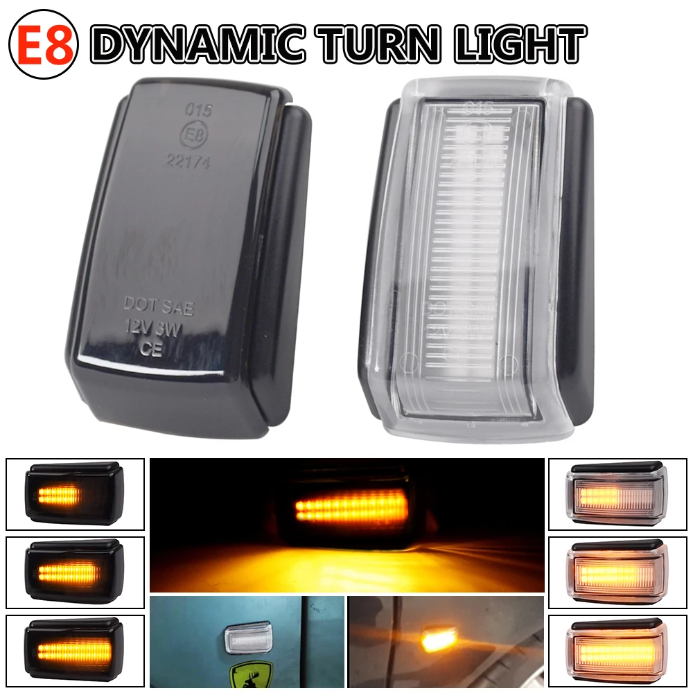 New-Dynamic-LED-Side-Marker-Signal-Light-VO2570101-9133609-For-Volvo ...