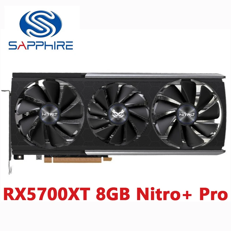 Safira radeon rx 5700 xt 8g d6 nitro + pro placas de vídeo para amd ...