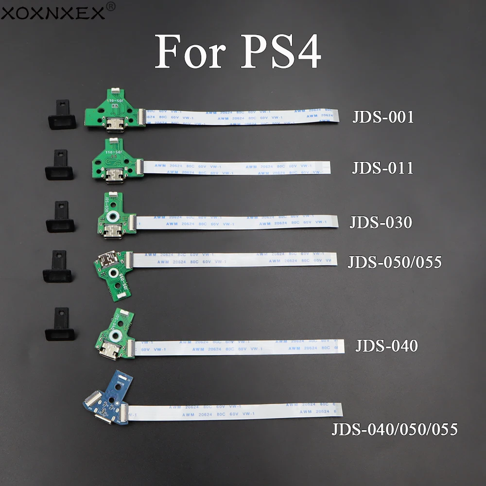 1set FOR PS4 JDS 001/011/030/040/050/055 Controller charging port ...
