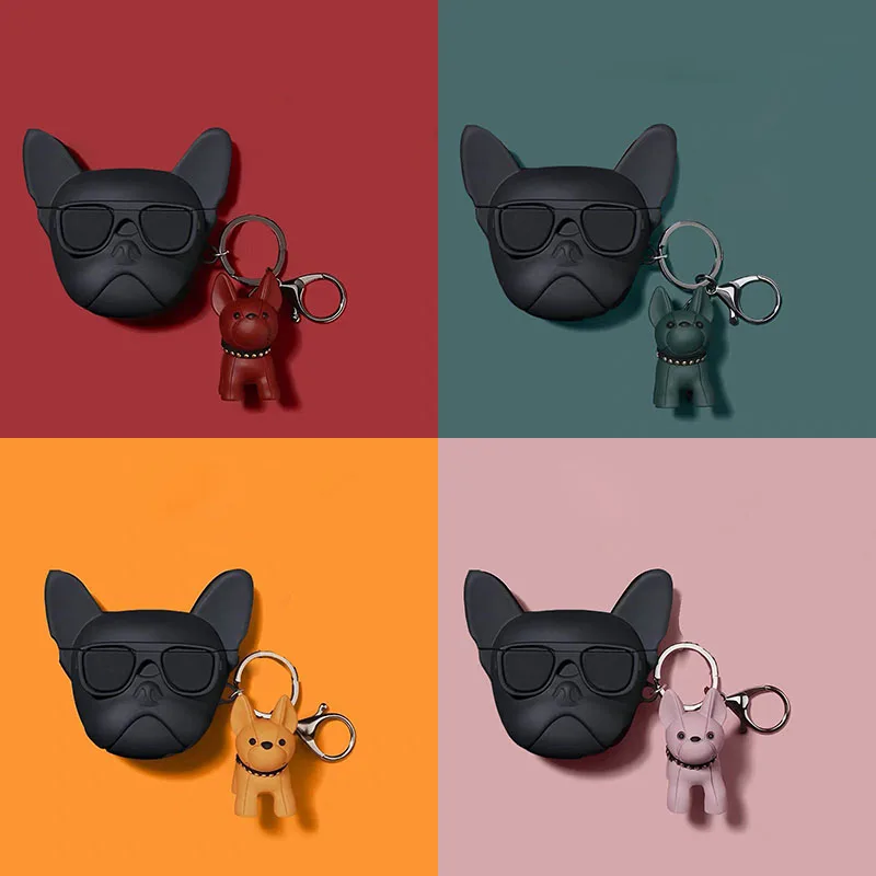 Desenhos-animados-3D-Dog-Anti-queda-Silicone-Headset-Box-fone-de-ouvido ...