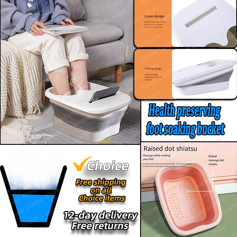 Foldable-Footbath-Massage-Bucket-Soaking-Bucket-Folding-Basin-Spa-Foot ...