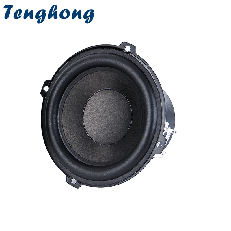 Tenghong 1pcs 4 Inch 4 Ohm 25W Subwoofer Speaker Driver HIFI Audio Bass ...