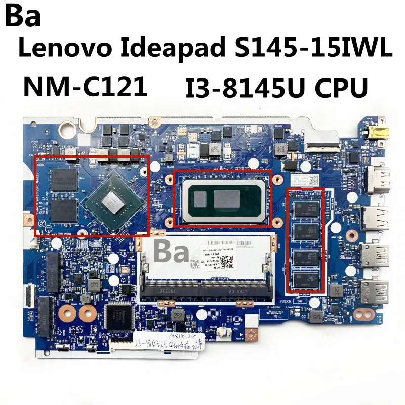 For-Lenovo-Ideapad-S145-15IWL-laptop-motherboard-FV440-FS441-FS540-NM ...